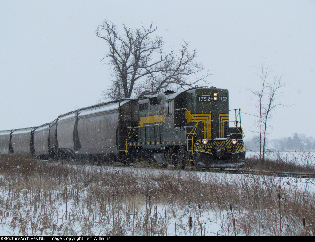 ADBF 1752 in a Snowstorm
